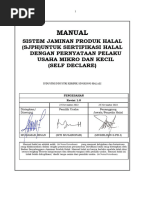 Kriteria Sistem Jaminan Produk Halal (SJPH) | PDF