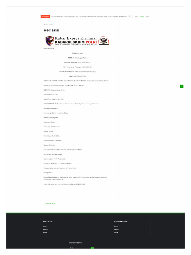 Redaksi | PDF