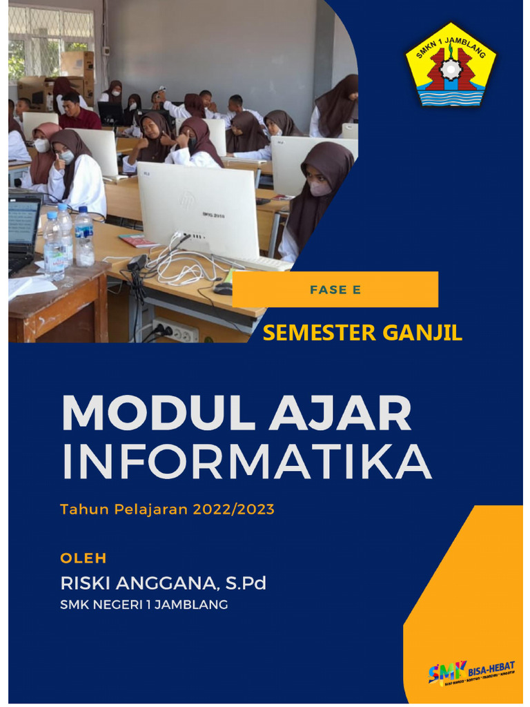Modul Ajar Informatika SMSTR Ganjil - Riski Anggana | PDF