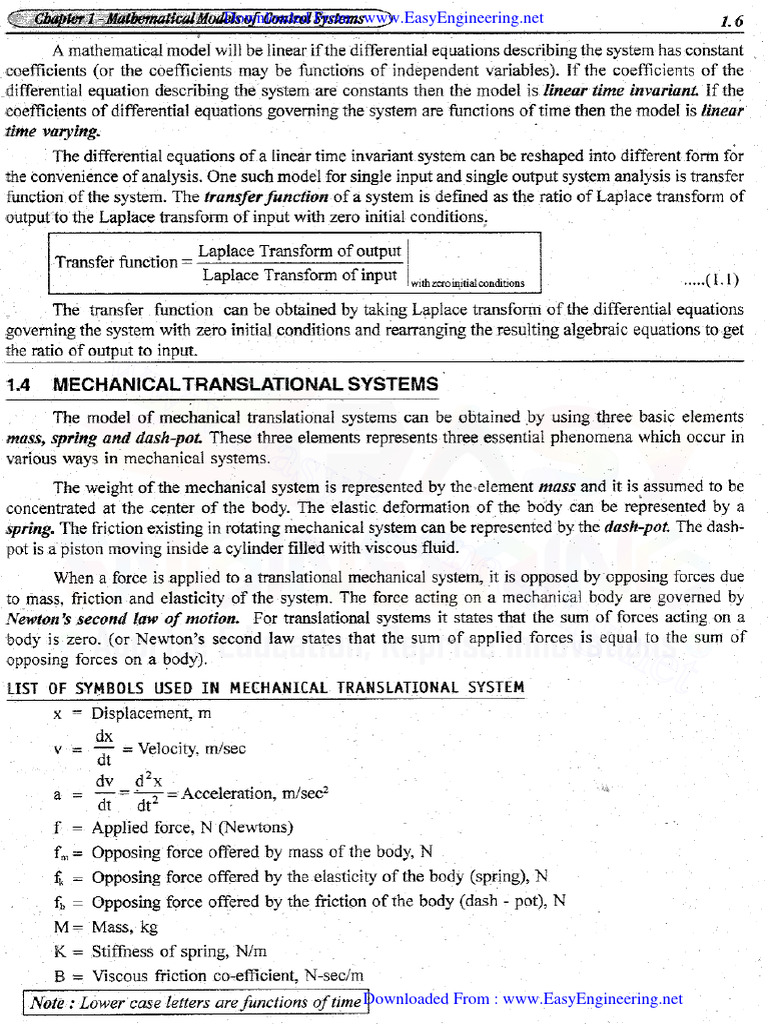 2.mechanical Systems | PDF