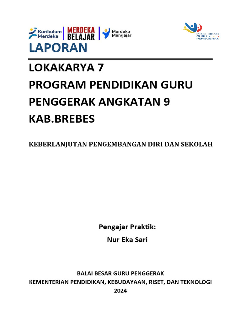 Laporan-Lokakarya-7 - Nur Eka Sari | PDF