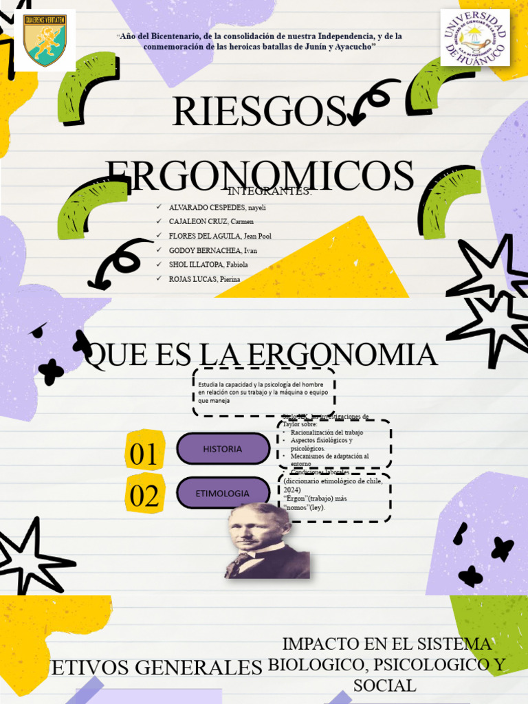 Seguridad Expo Final | PDF | Factores humanos y ergonomía | Dolor lumbar