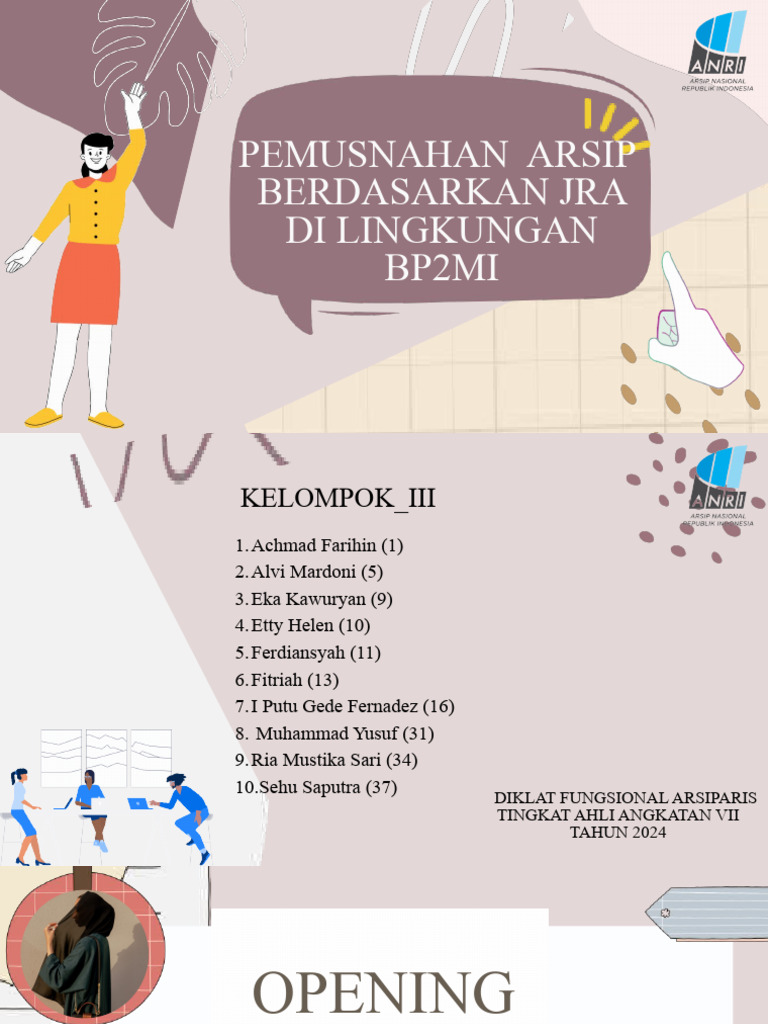 Pemusnahan Arsip Berdasarkan Jra | PDF