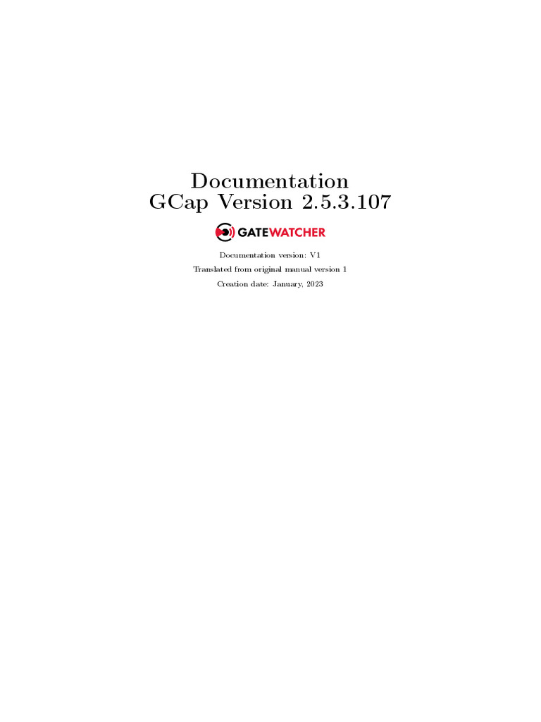 Documentation g Cap | Download Free PDF | Usb | Computer Network