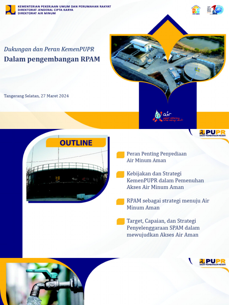 Strategi RPAM untuk Akses Air Minum | PDF