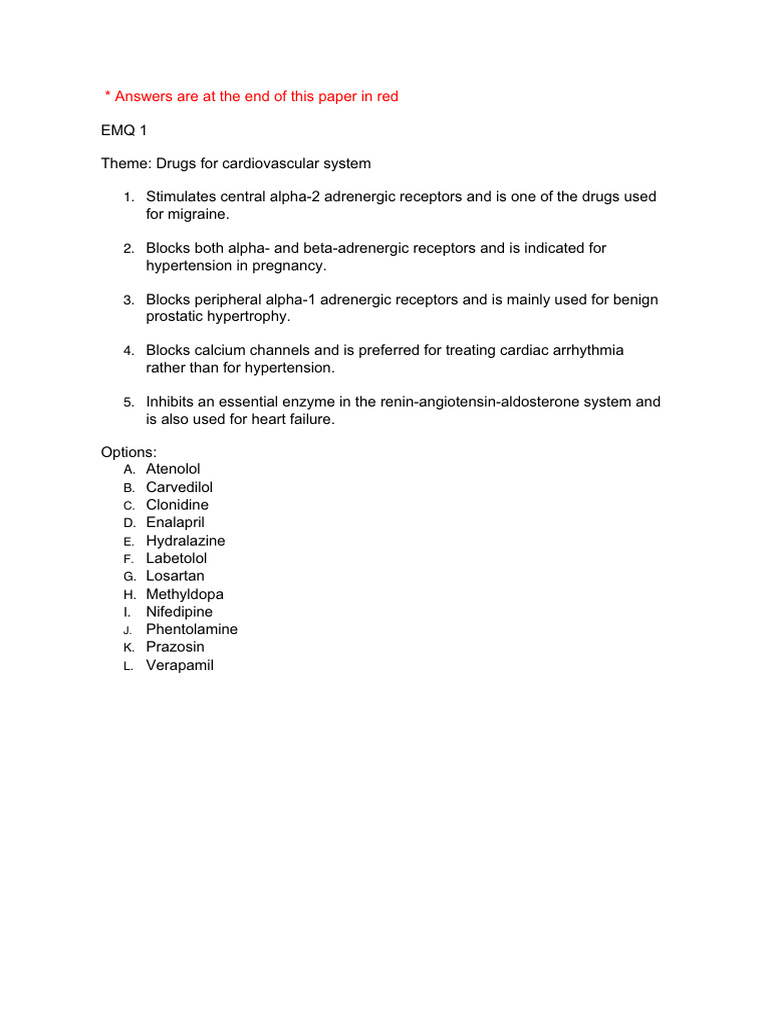 ME 216 EMQ (Ques + Ans) | PDF