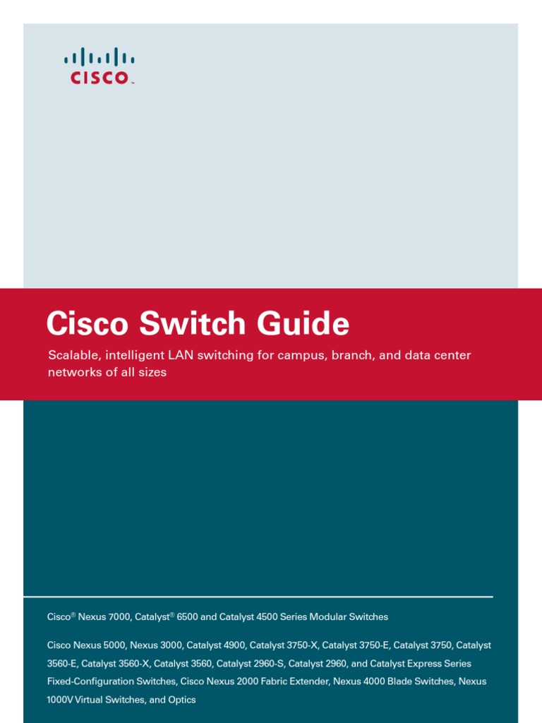 Cisco Switch Guide | PDF