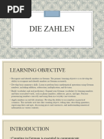 En German Numbers 1 To 20 | PDF