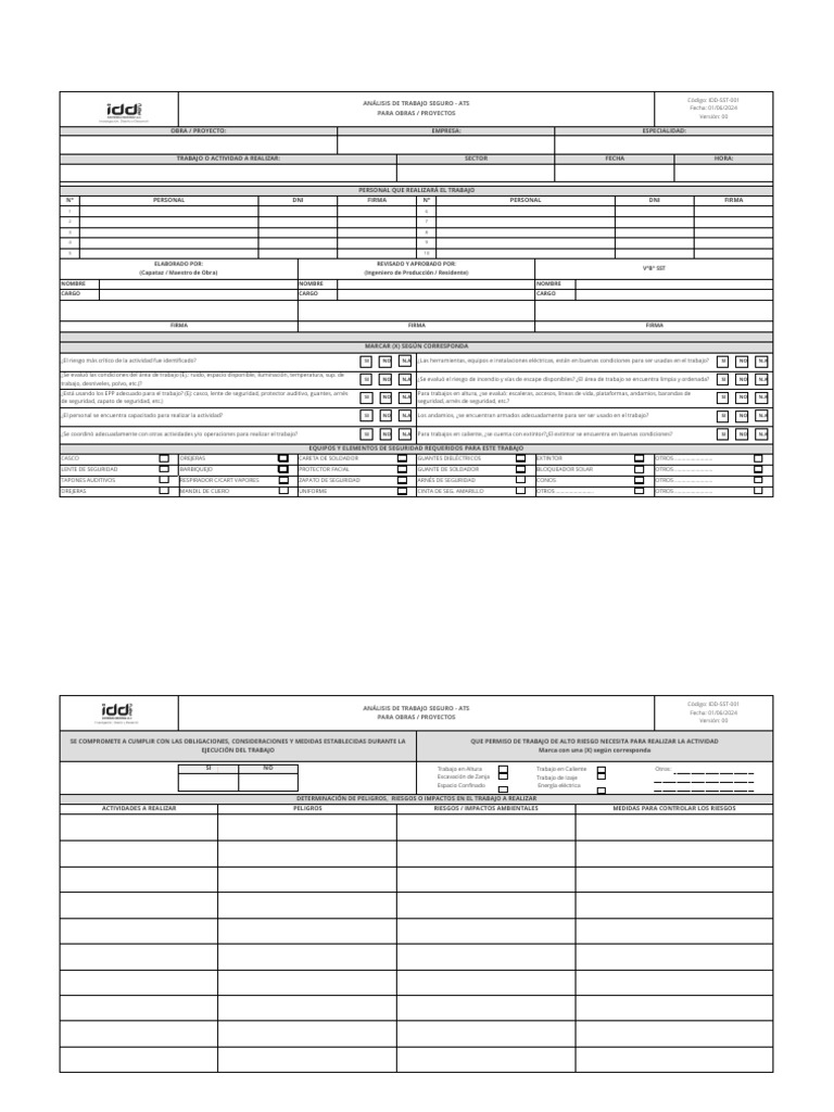 Formato - Frank Idd - Ats Rev. 02 | PDF