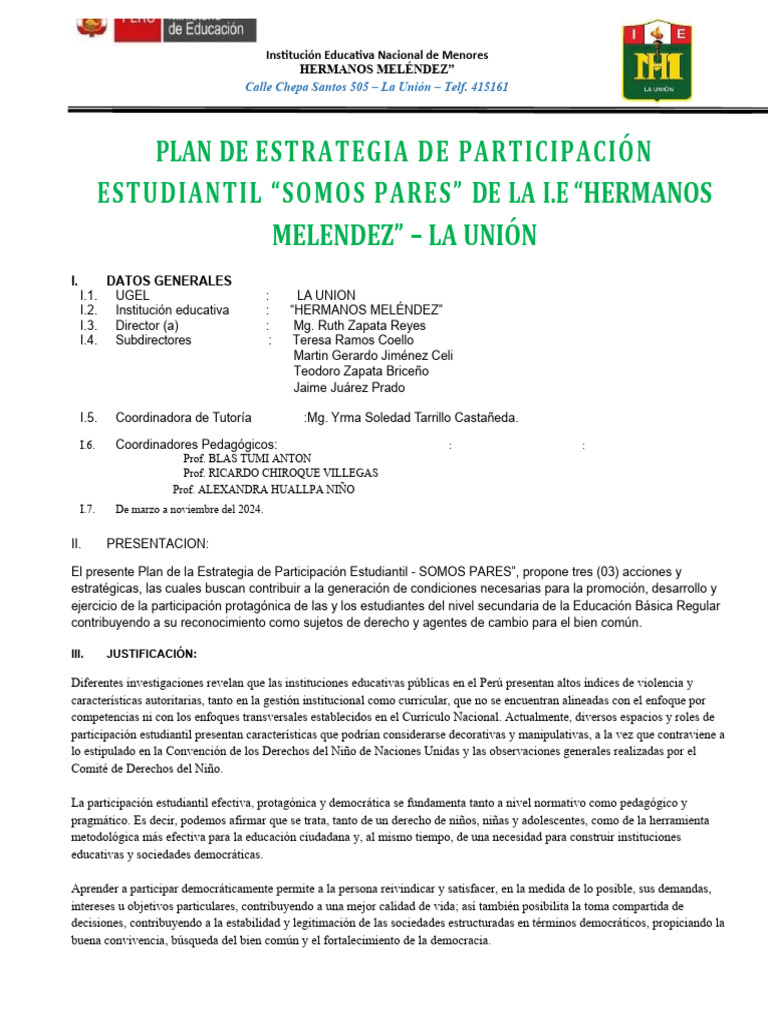Plan Somos Pares-2024 | PDF | Democracia | Ideologías políticas