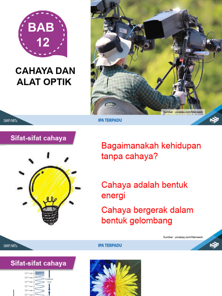 Sifat Cahaya dan Alat Optik | PDF | Sains & Matematika
