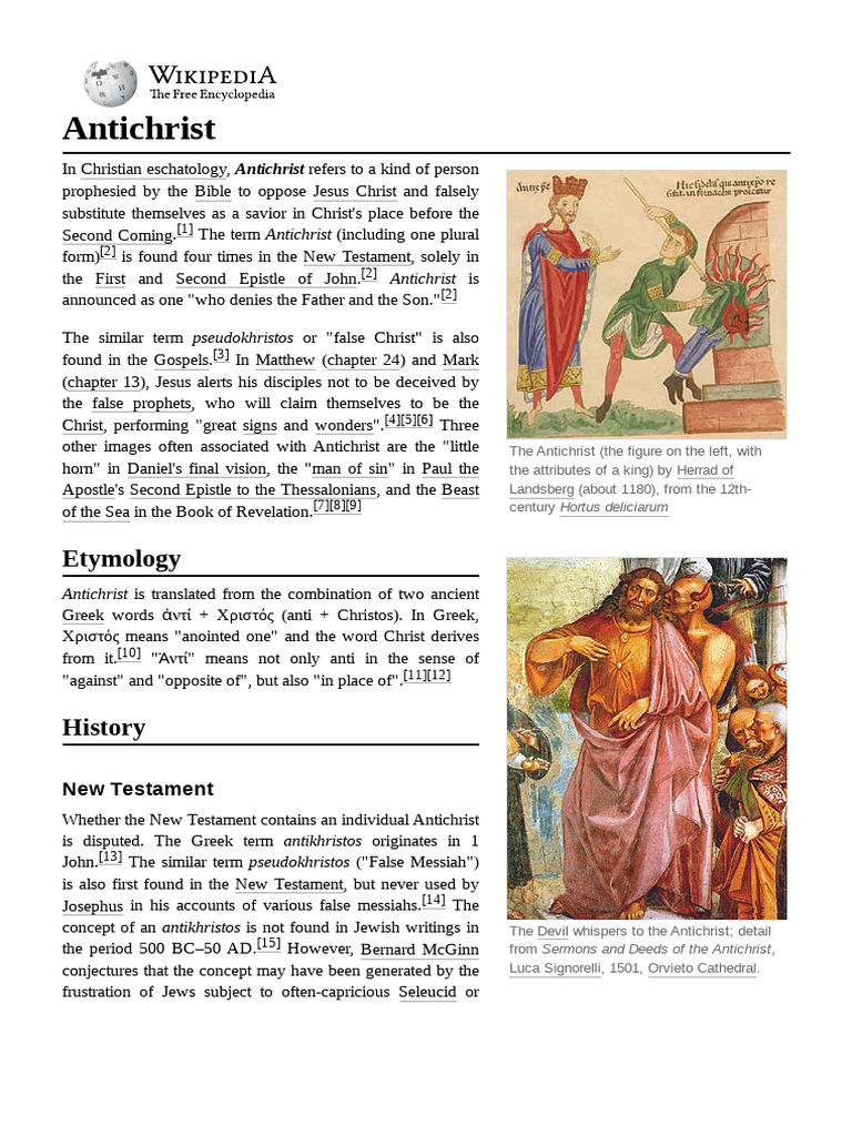 Antichrist | PDF | Antichrist | Jerome