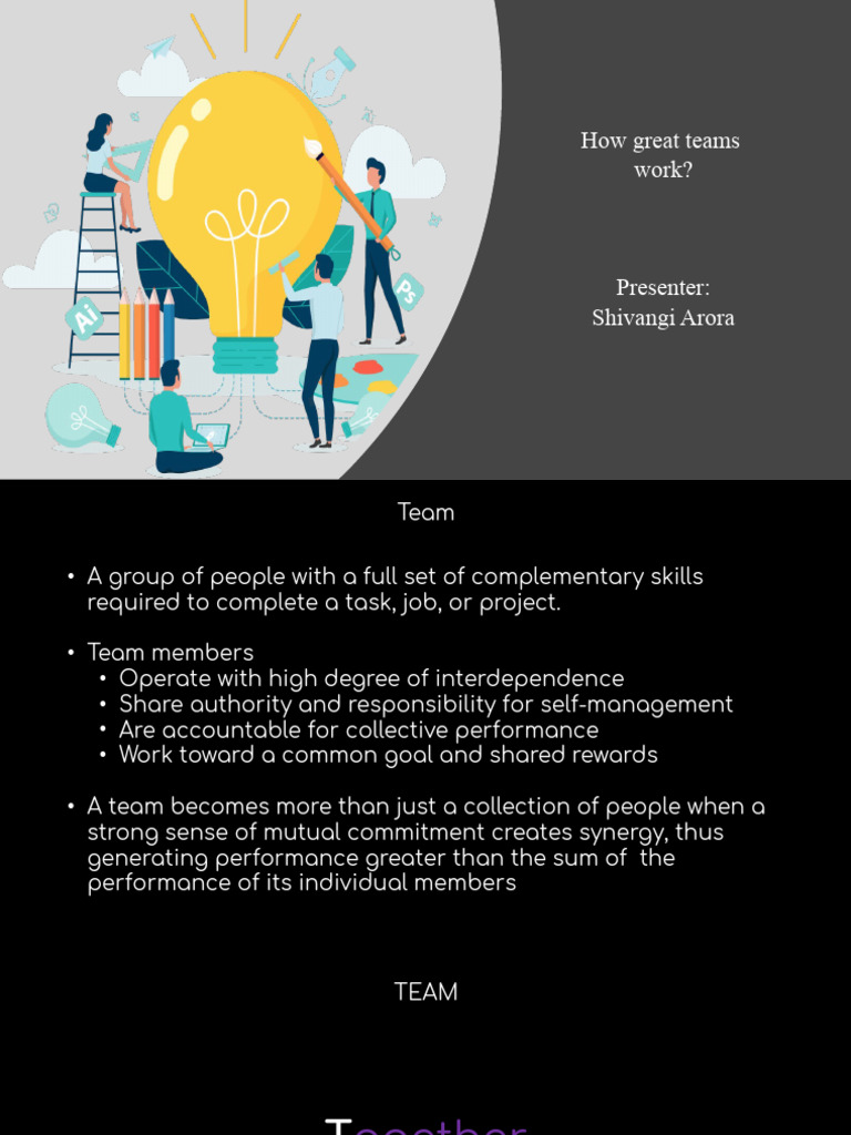 Great Team Work | PDF | Goose | Social Psychology