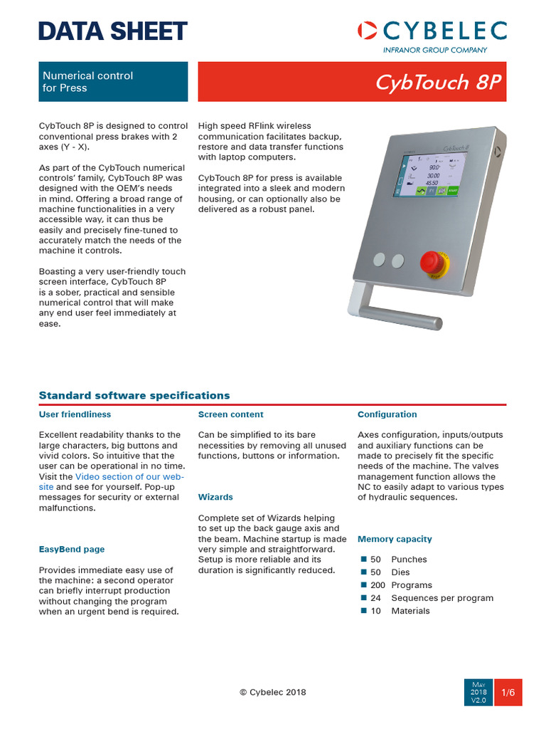 CybTouch 8P | PDF | Power Supply | Usability
