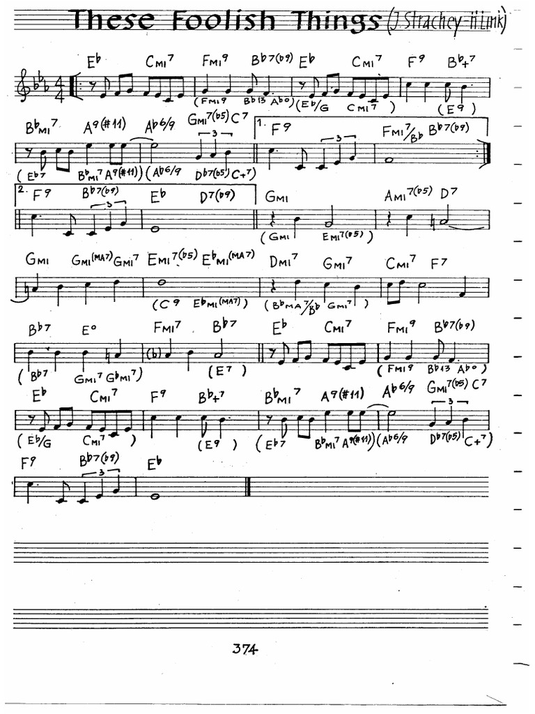 These Foolish Things | PDF