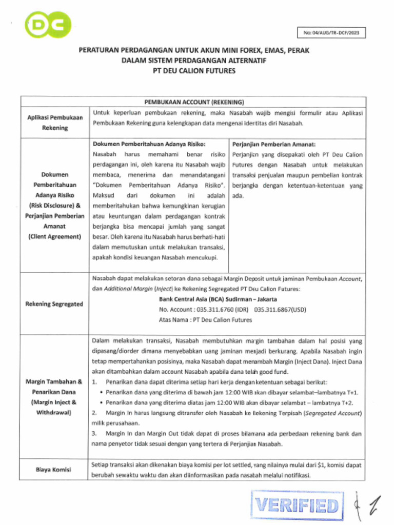 Trading Rules v5 | PDF