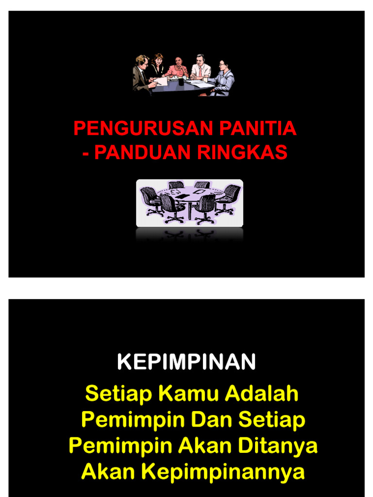 Pengurusan Panitia | PDF