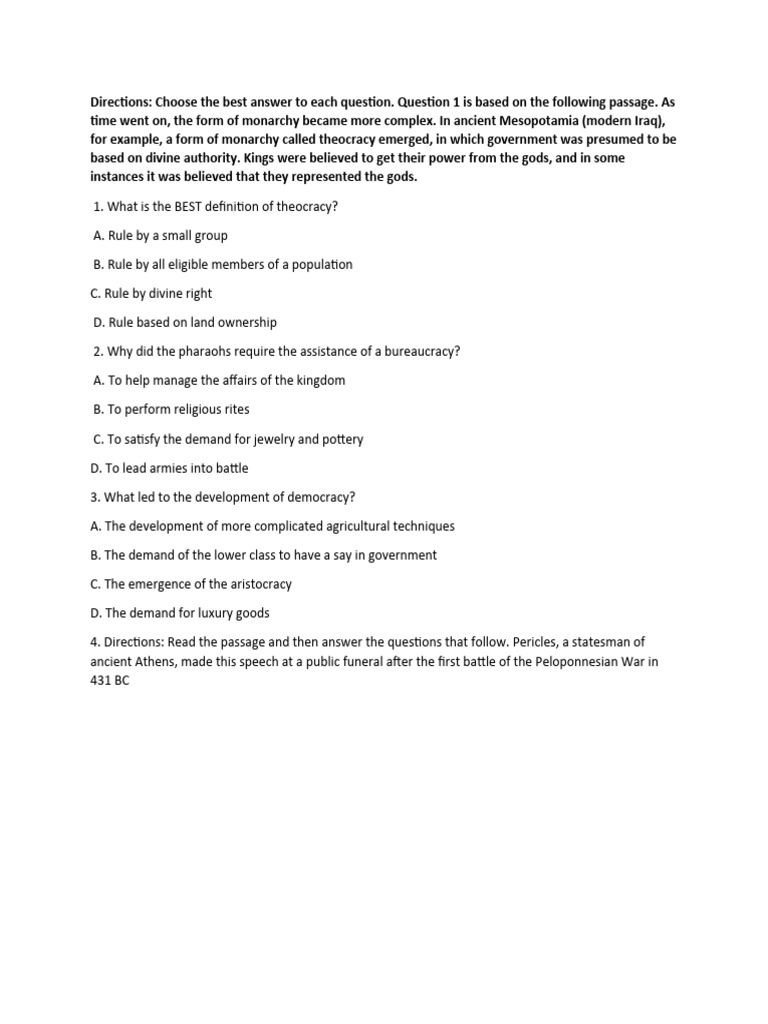 American History Sample Questions Answers | PDF | Nullification (U.S ...