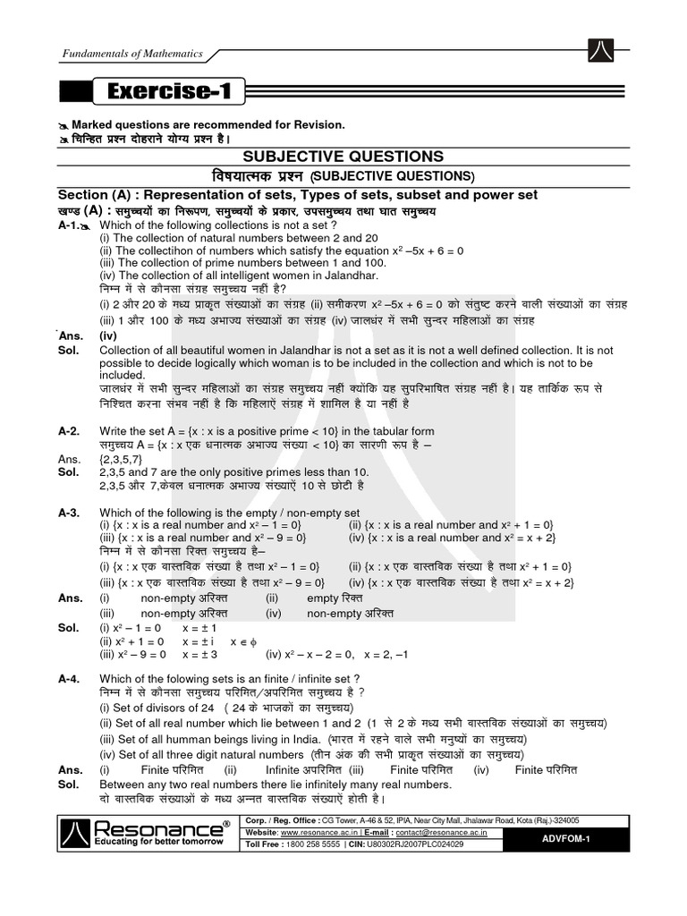 Hints and Solution Fundamental of Mathematids | PDF | Arithmetic | Numbers