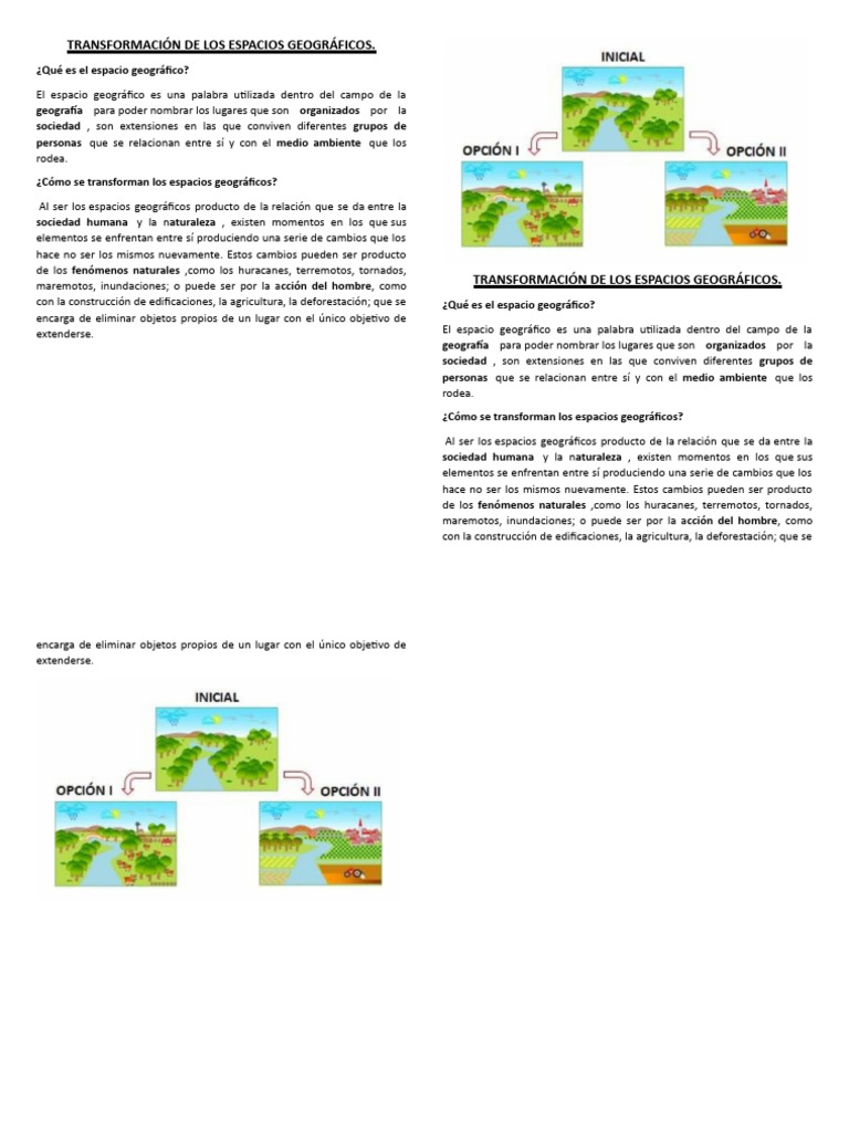 Qué Es El Espacio Geográfico | PDF | Entorno natural | Geografía