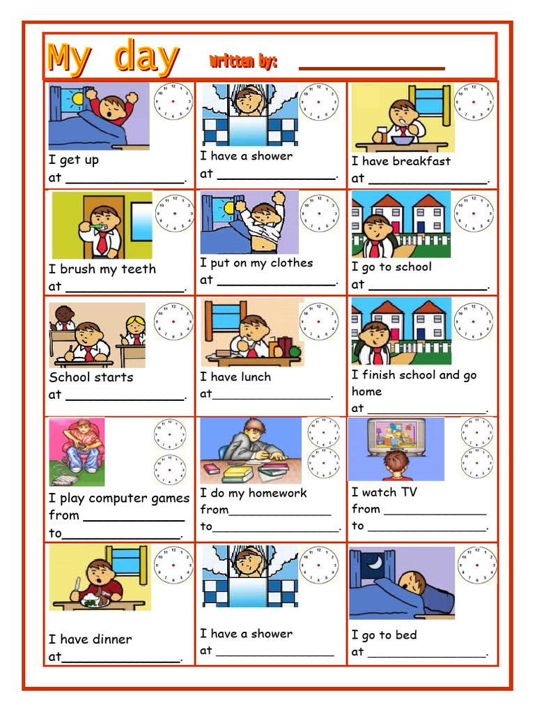 My Daily Routine | PDF