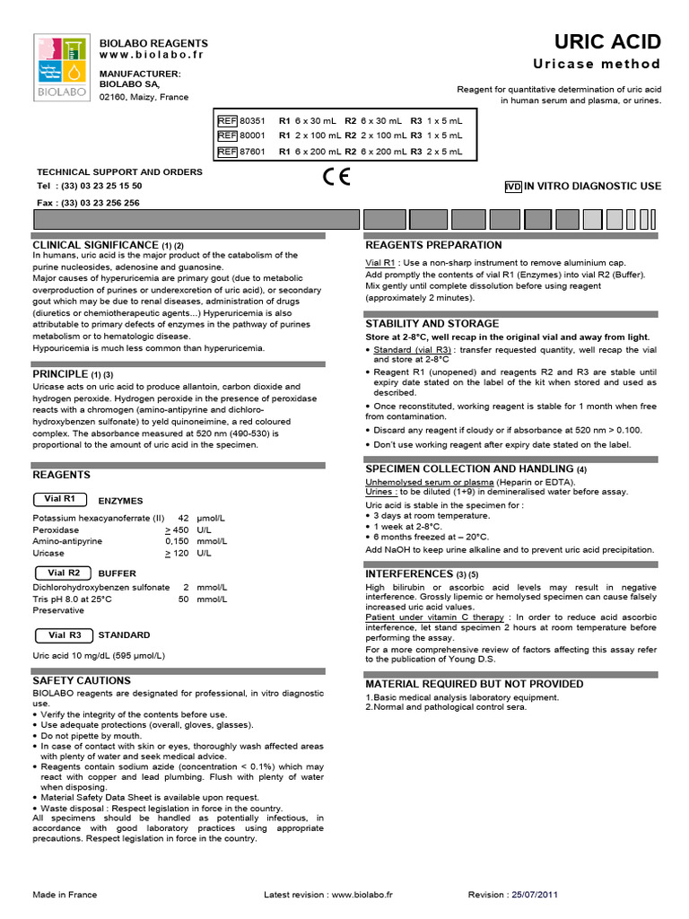 AT Uric Acid | PDF | Chemical Compounds | Chemistry