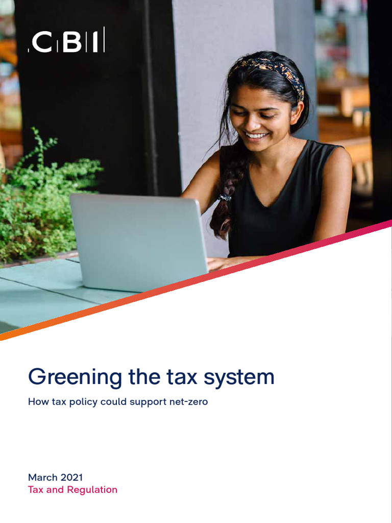 2021 03 Greening The Tax System | PDF | Taxes | Climate Change Mitigation