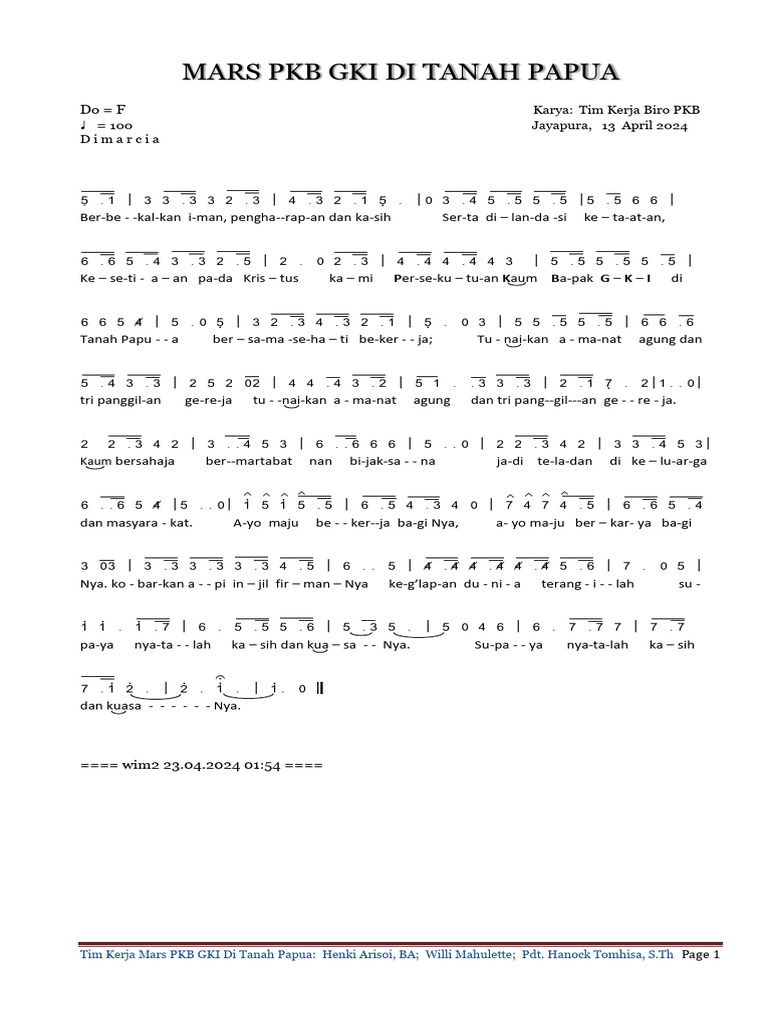 MARS PKB GKI TP Part 2J | PDF