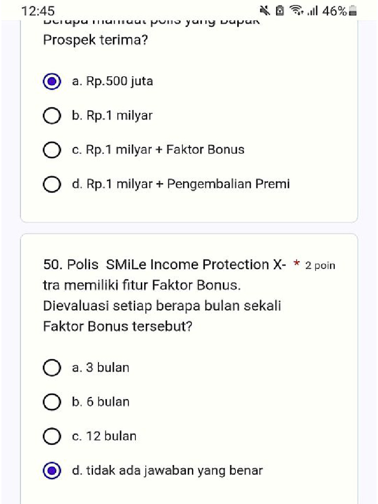 kisi kisi SBT Agt 2023 | PDF