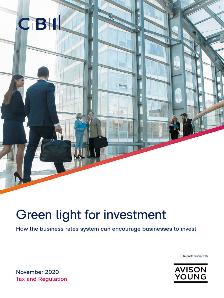 2020 11 23 Green Light For Investment - Final - 12nov | PDF | Economic ...