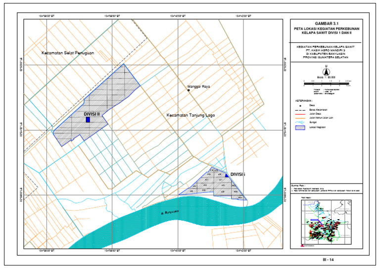 GAMBAR 3.1. PETA LOKASI KEGIATAN - PT - KAM 3 Model | PDF