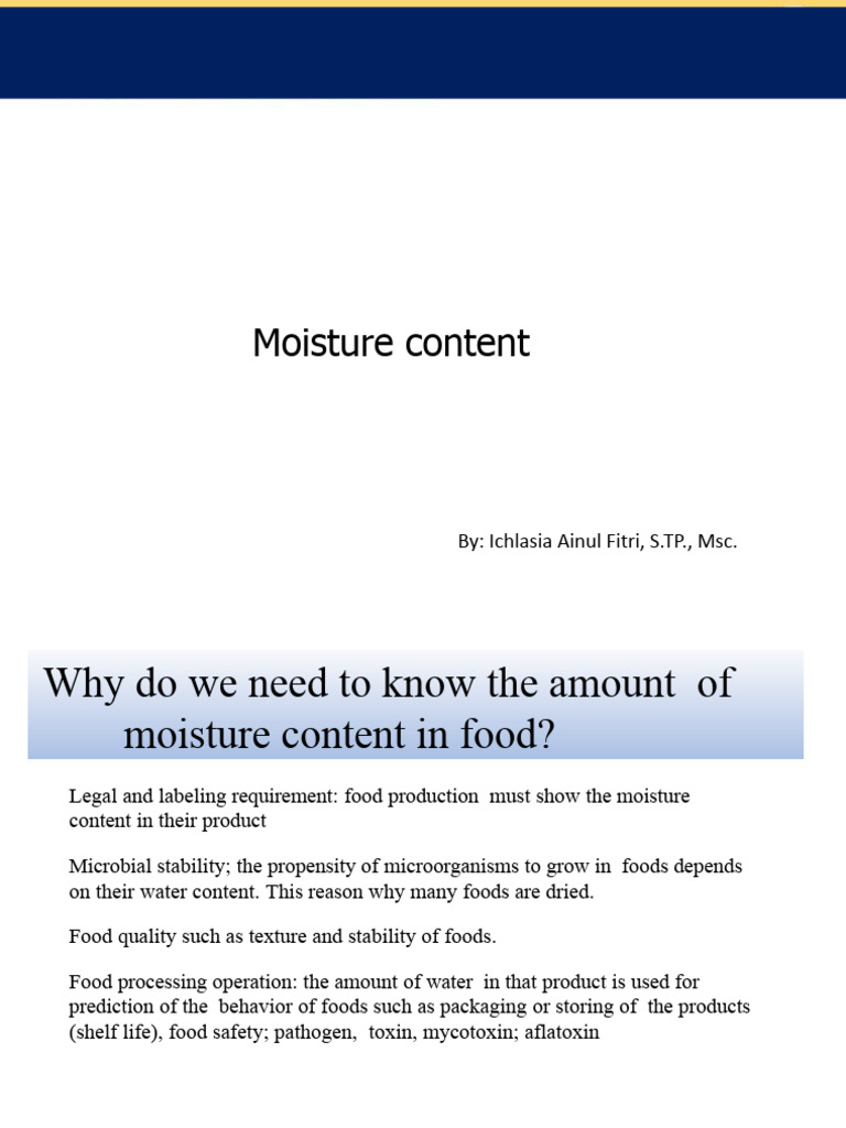 Method For Moisture and Ash Analysis | PDF | Fruit Preserves | Food Science