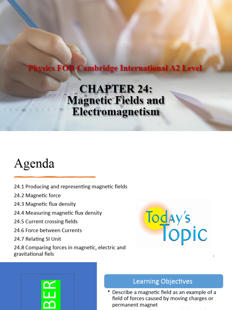 Chapter 24 Magnetic Fields and Electromagnetism | PDF | Magnetic Field | Magnetism