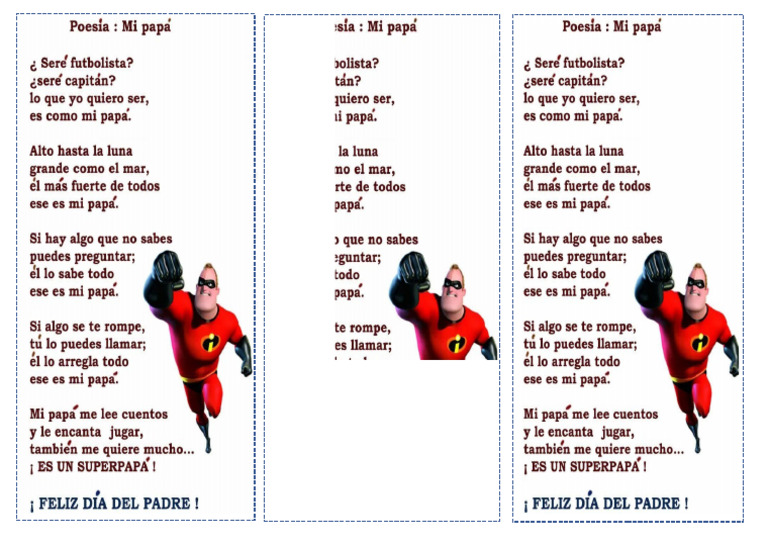 POESÍA DÍA DEL PADRE | PDF