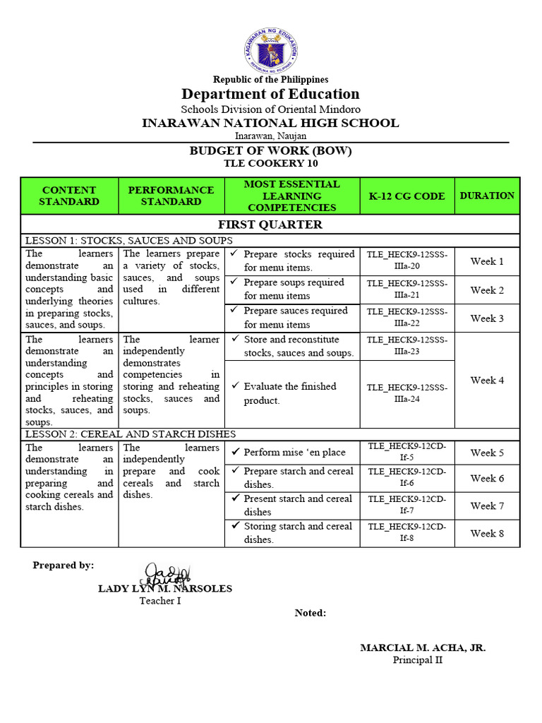 Bow - Cookery 10 | PDF | Soup | Cooking