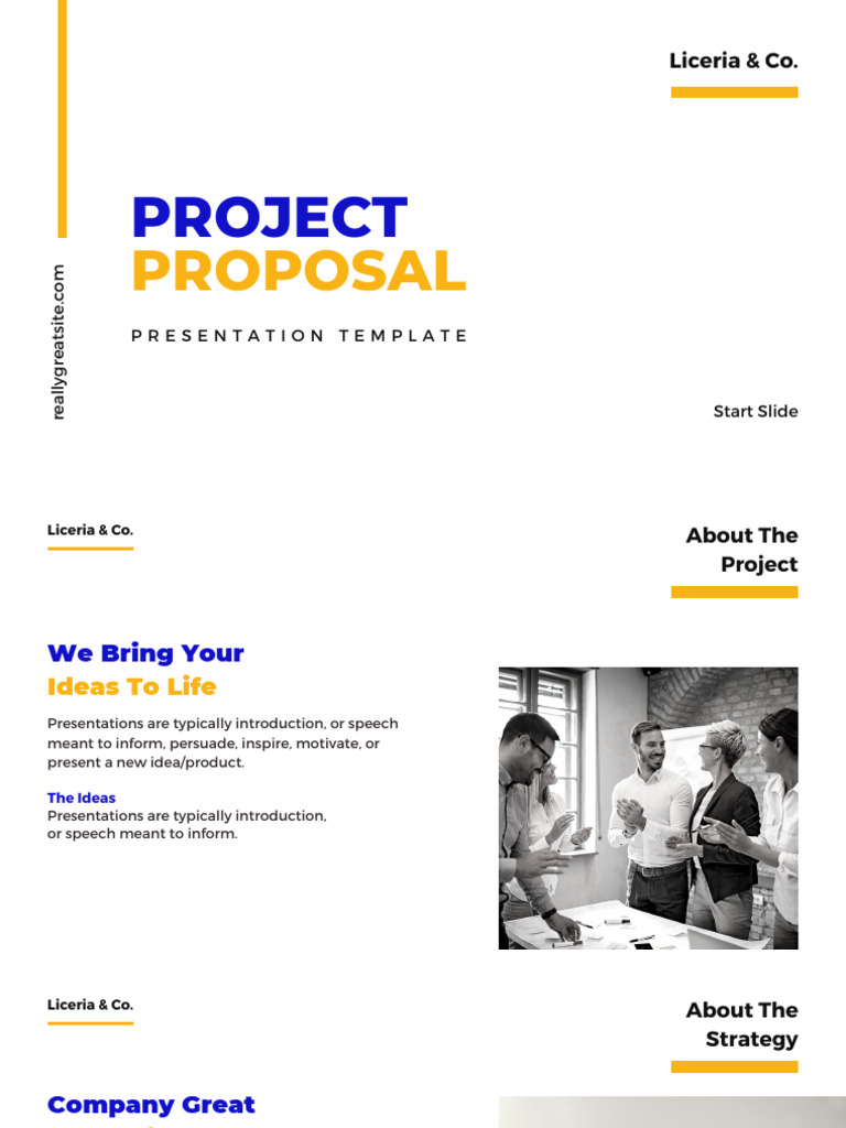Blue and White Project Proposal - Presentation PDF | PDF | Business Economics | Business