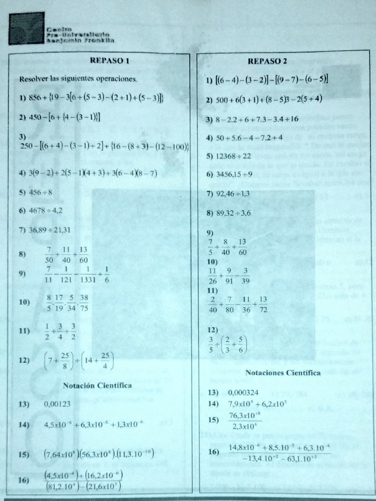 Repaso 1234 | PDF