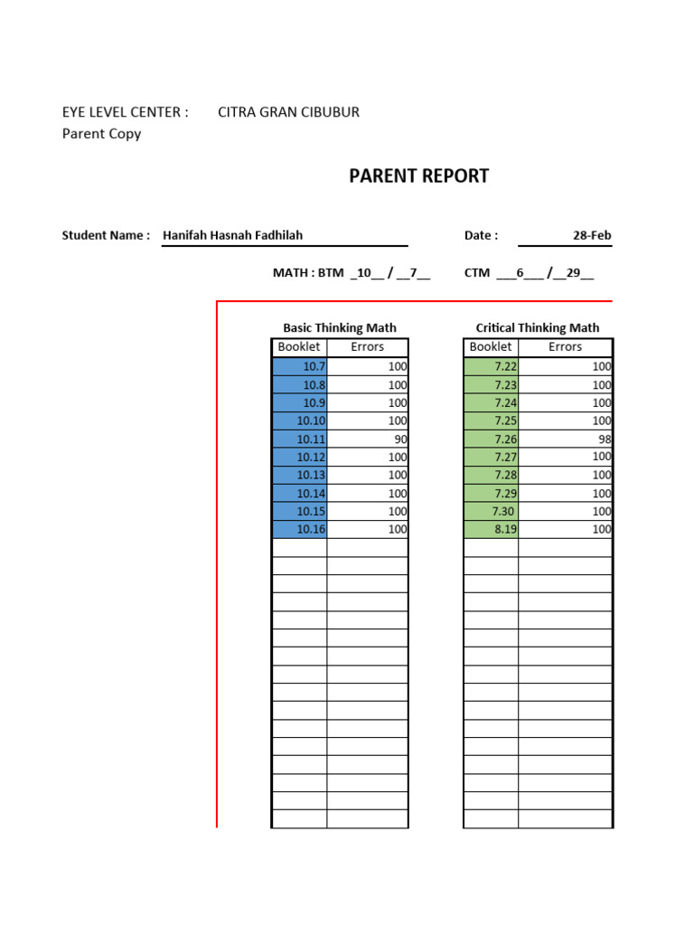 Math Report (February 2022) | Download Free PDF | Cognition