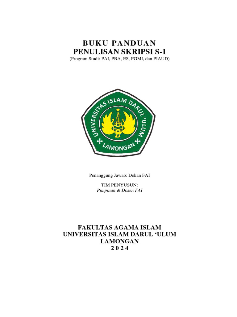 Buku Panduan Skripsi 2024 | PDF | Karier & Perkembangan | Ilmu Sosial