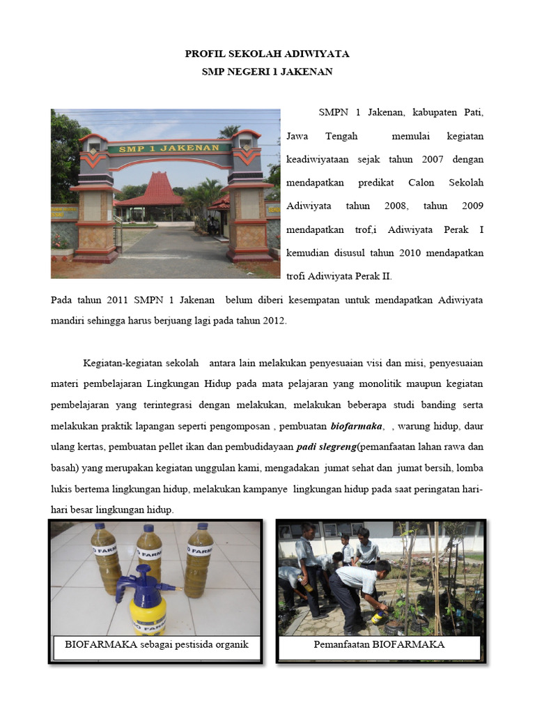 Narasi Adiwiyata | PDF