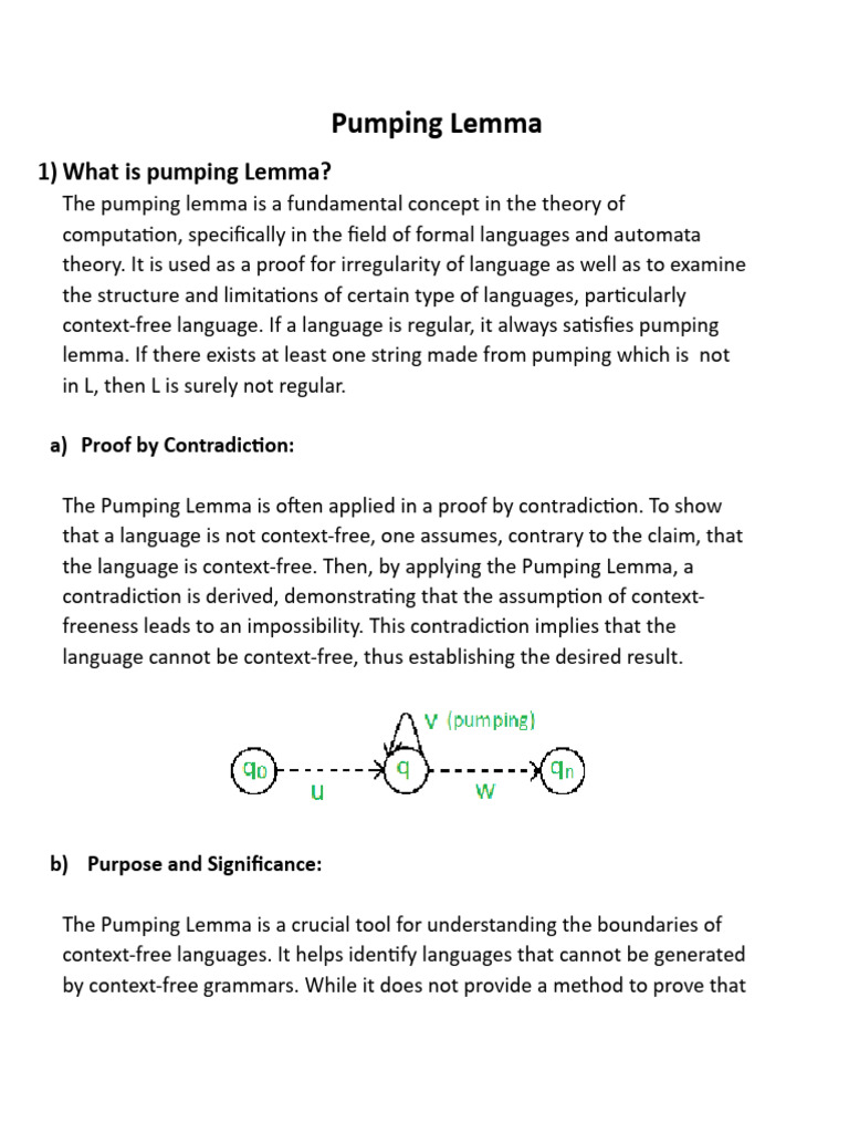 Pumping Lemma | Download Free PDF | Formalism (Deductive) | Metalogic