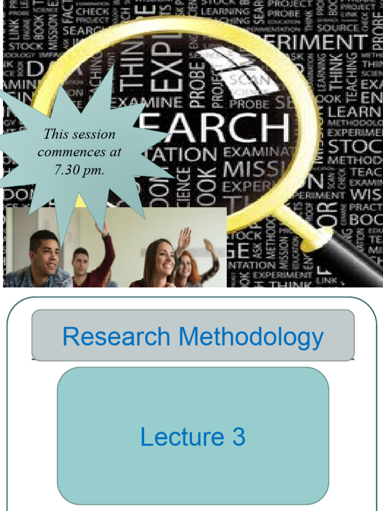 Research Methdology Lecture 3 | PDF | Survey Methodology | Quantitative Research