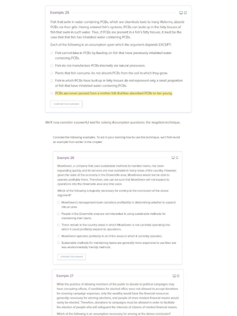 Mission 3... Identify The Assumption Questions Part 2 | PDF