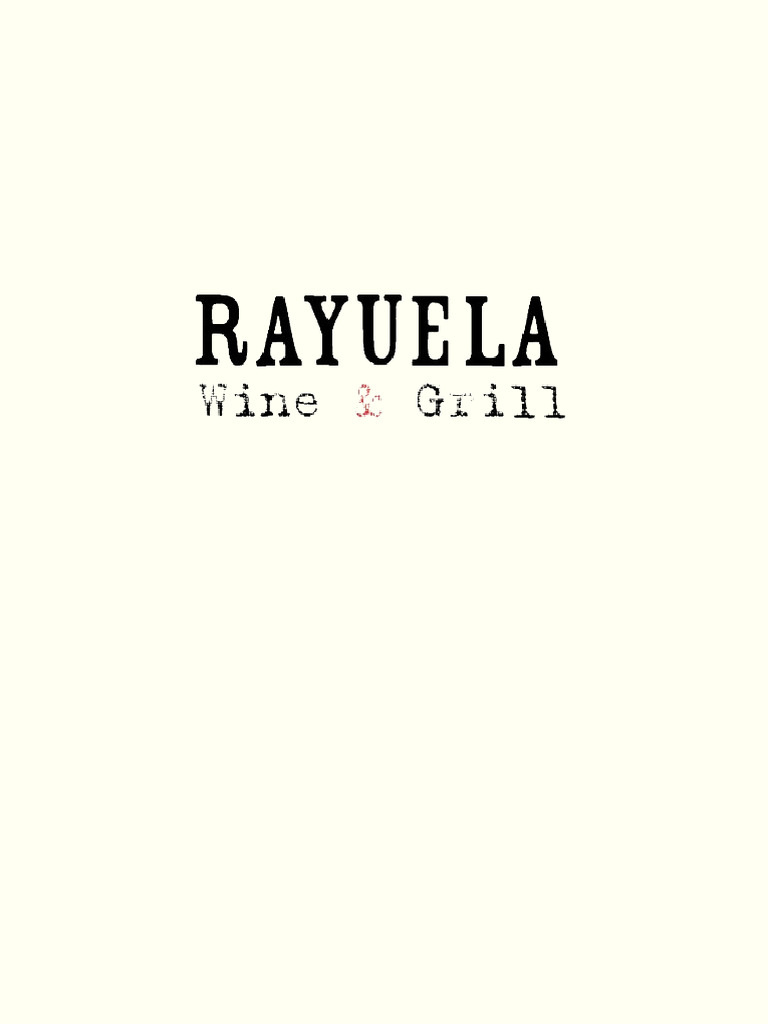 Carta de Temporada - Rayuela | PDF | Cocina occidental | Cocina