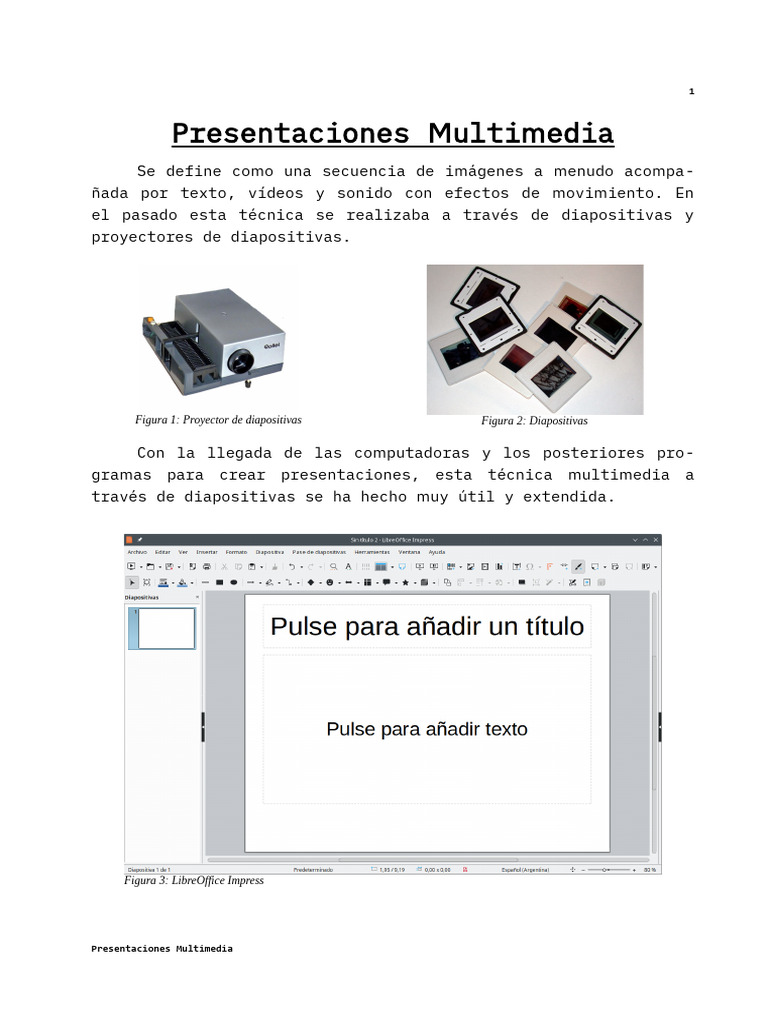 Presentaciones Multimedia | PDF | Multimedia | Tipografía