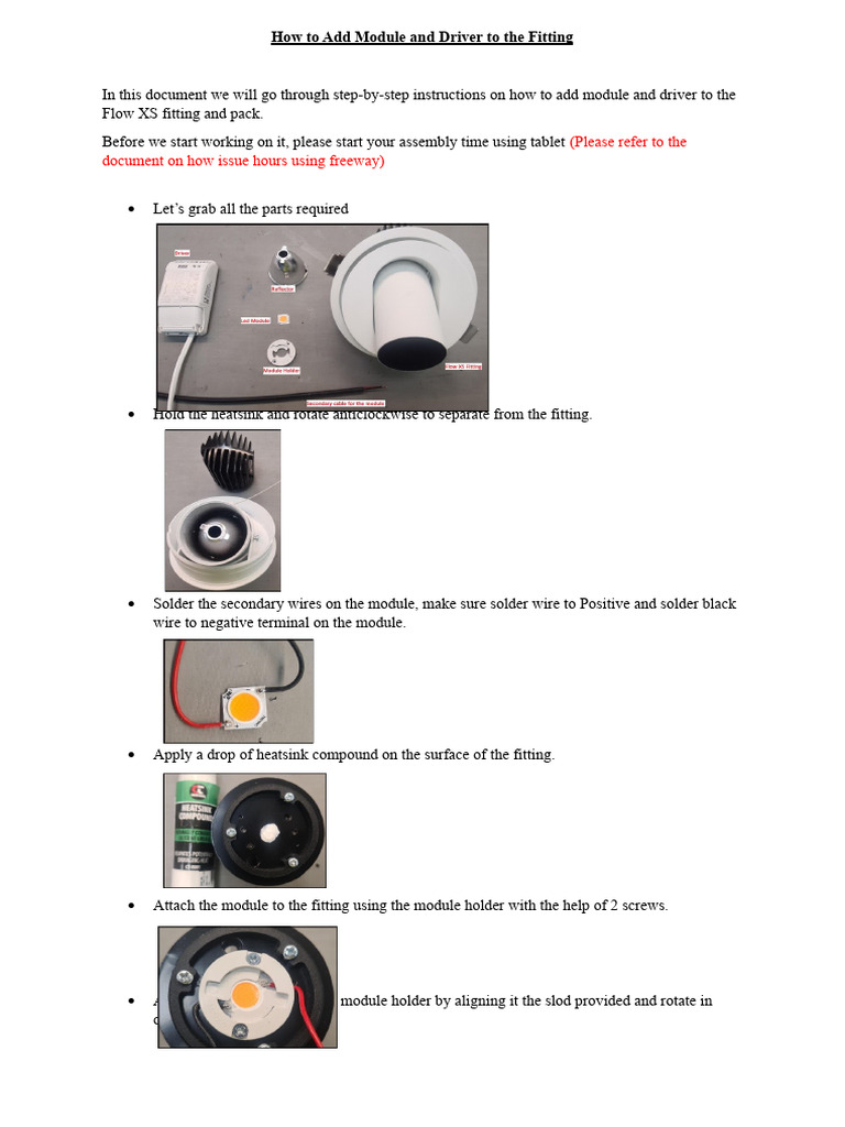 Adding Module & Driver to Flow XS Fitting | PDF | Science & Mathematics ...