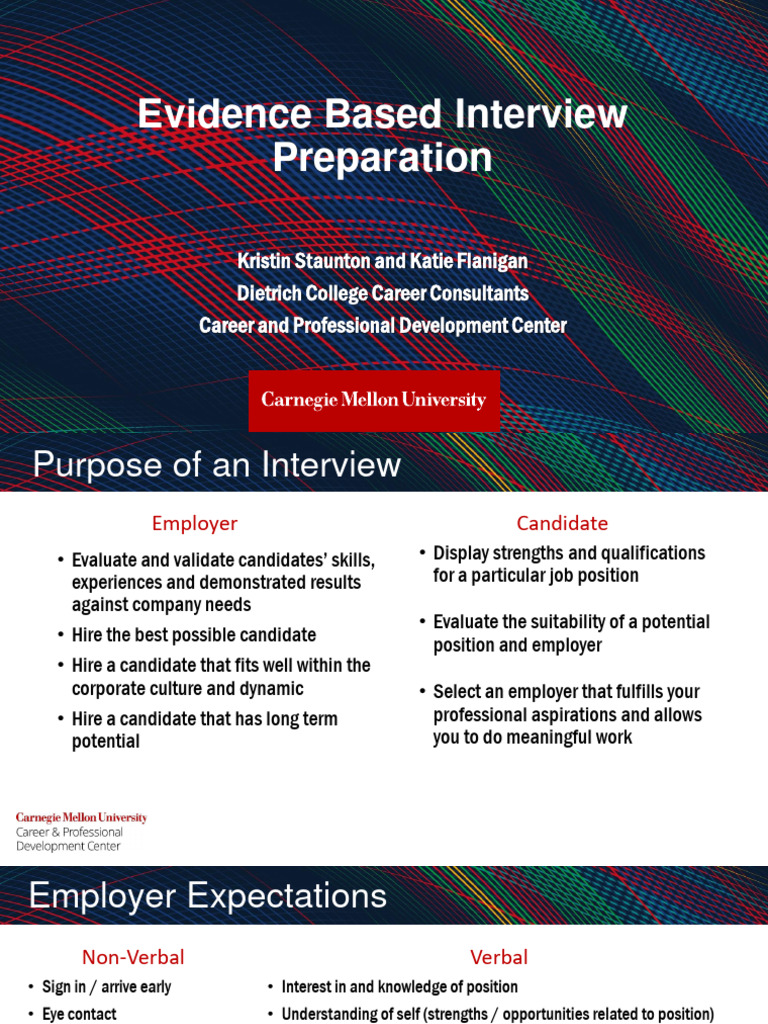 Evidence Based Interviewing 2022 | PDF | Communication | Experience