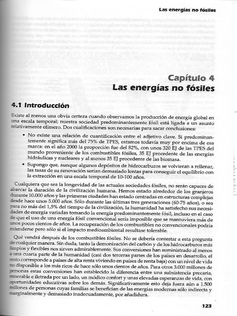 Energ No Fosiles 1 | PDF