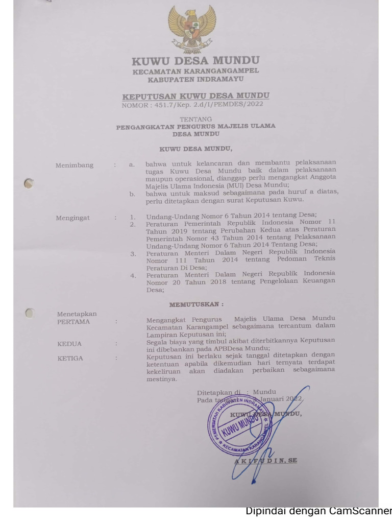 SK Mui Desa Ta 2022 Cuedt2 SK Mui PDF | PDF