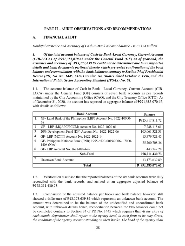 10-MeycauayanCity2020 Part2-Observations and Recomm | PDF | Expense | Procurement